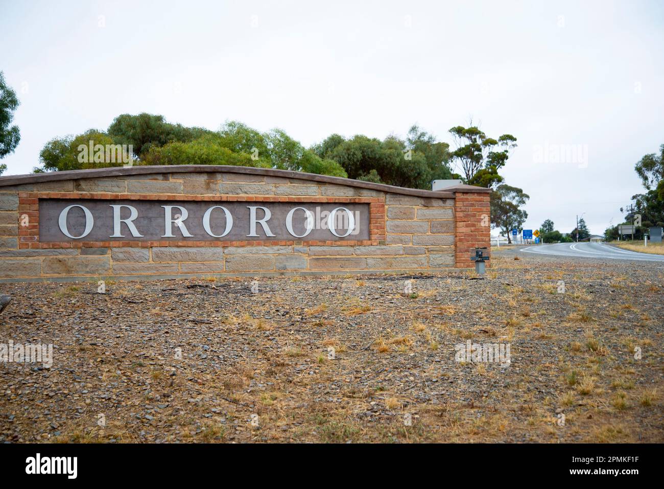 Welcome Sign to Orroroo - South Australia Stock Photo - Alamy