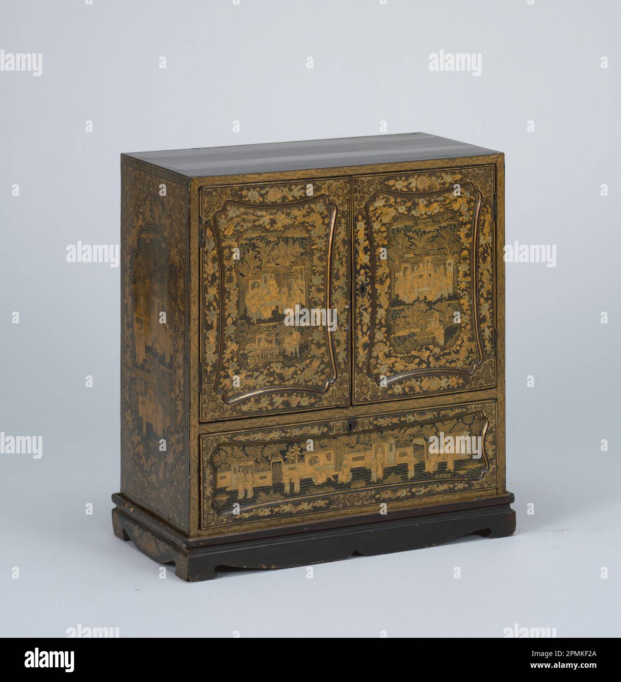 Cabinet (China (for export)); wood, lacquer, ivory Stock Photo - Alamy