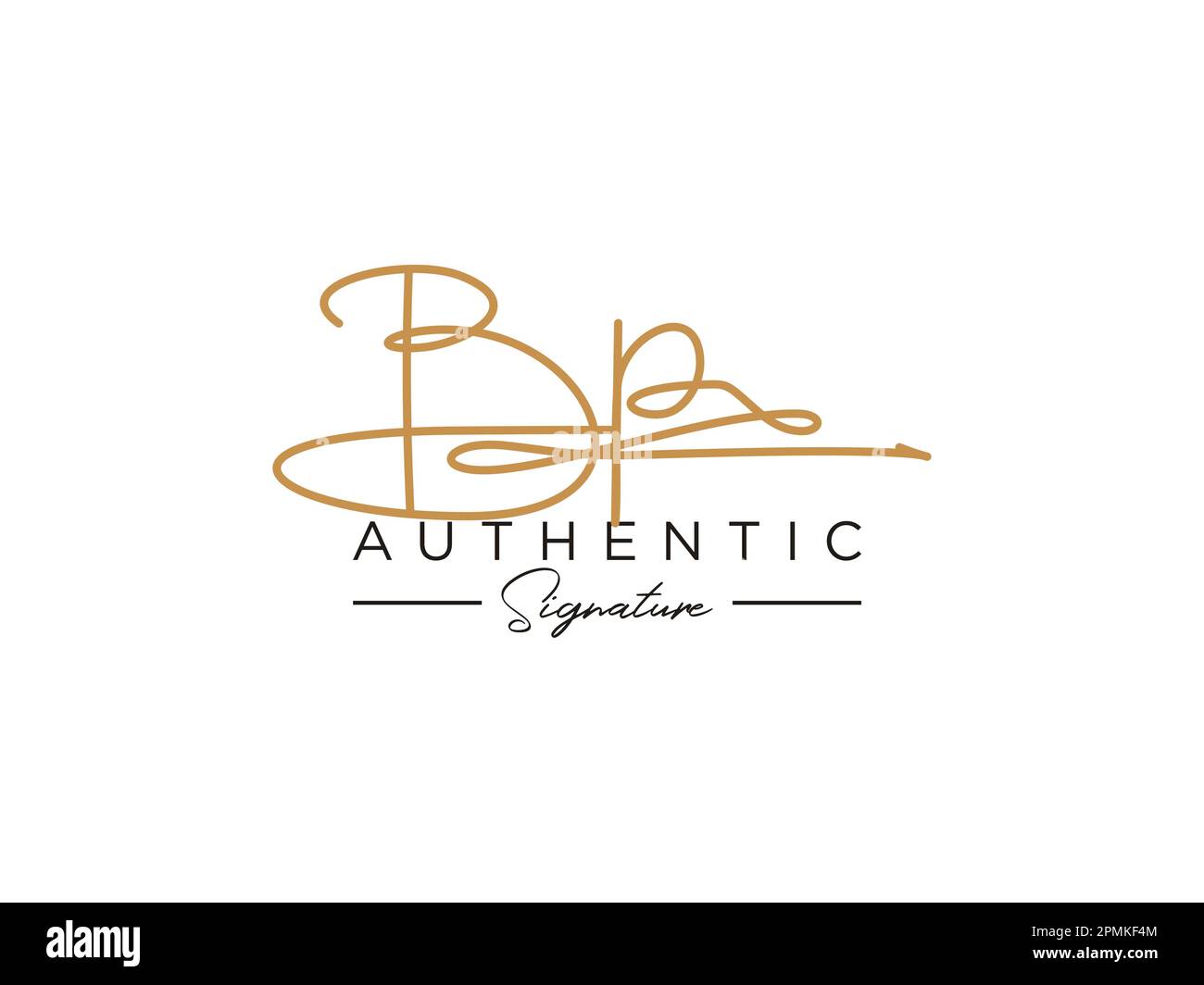 Initial logo bp vector vectors Cut Out Stock Images & Pictures - Alamy