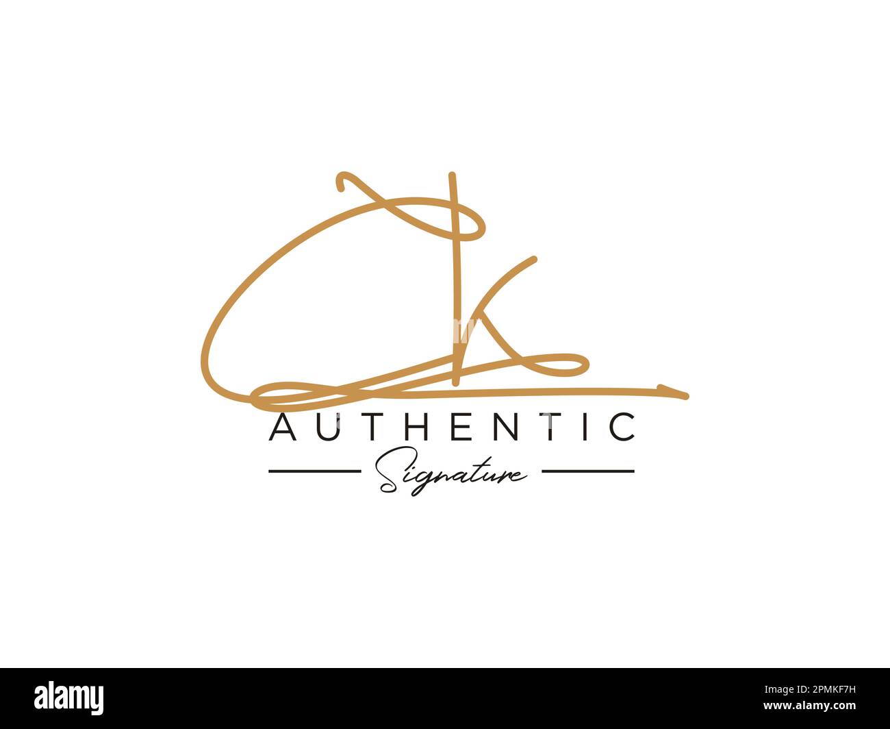 CK Signature Logo Template Vector Stock Vector Image & Art - Alamy