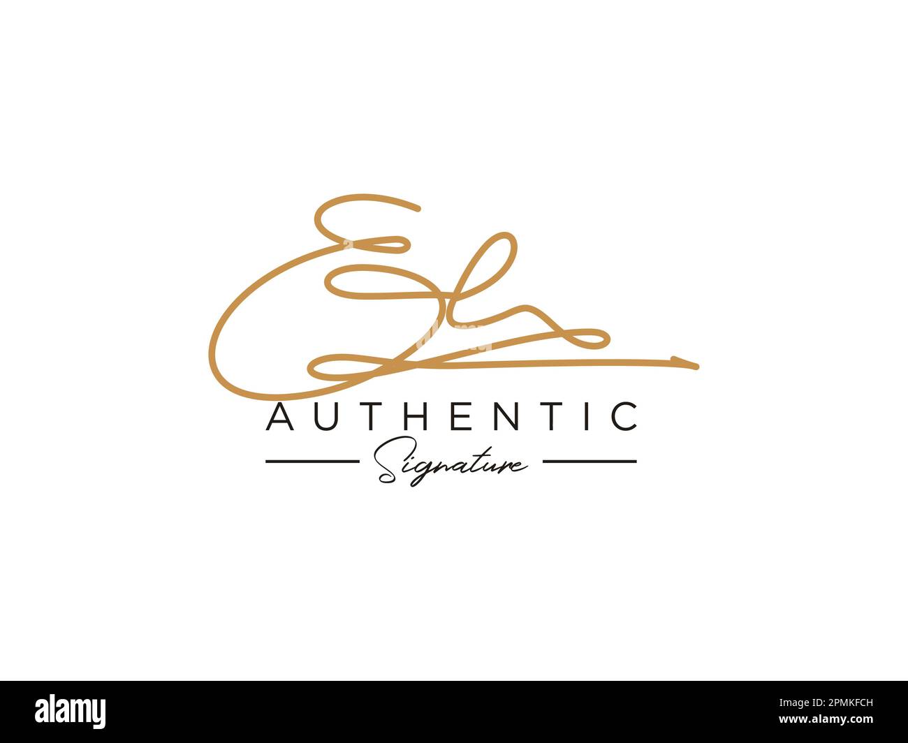 EE Signature Logo Template Vector Stock Vector Image & Art - Alamy