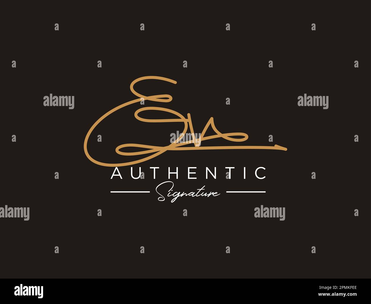 EV Signature Logo Template Vector Stock Vector Image & Art - Alamy
