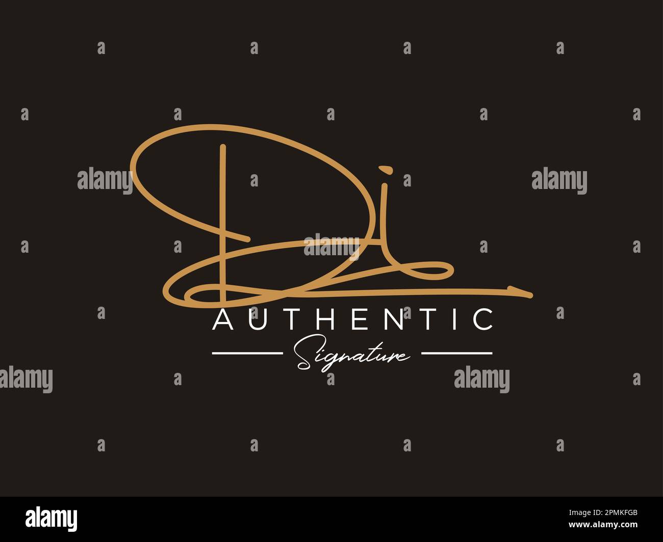 Letter di logo vector vectors hi-res stock photography and images - Alamy