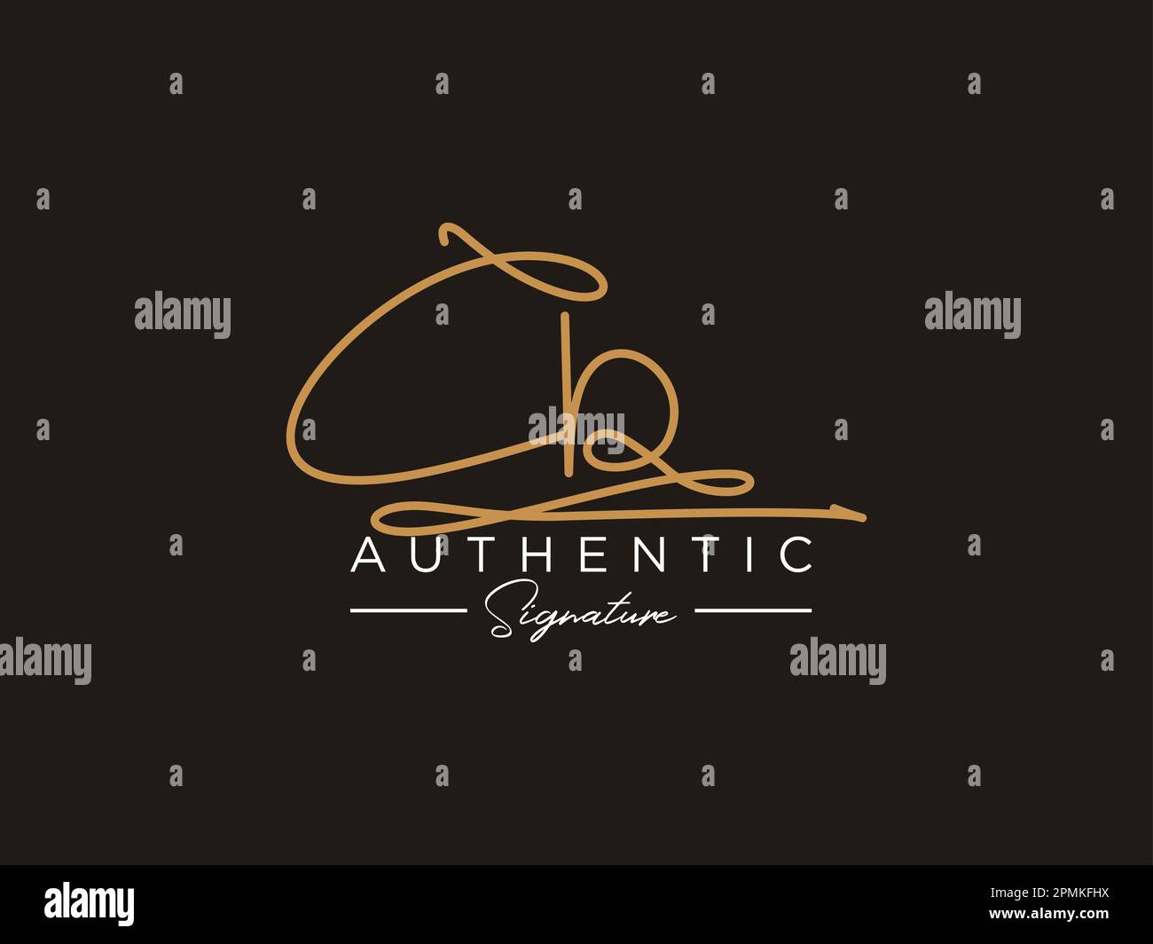 CB Signature Logo Template Vector Stock Vector Image & Art - Alamy