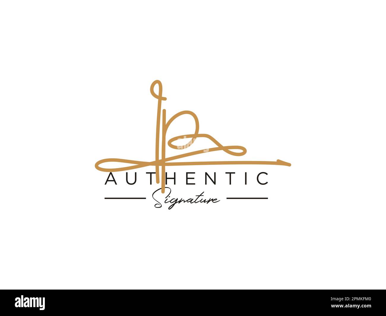 IP Signature Logo Template Vector Stock Vector Image & Art - Alamy
