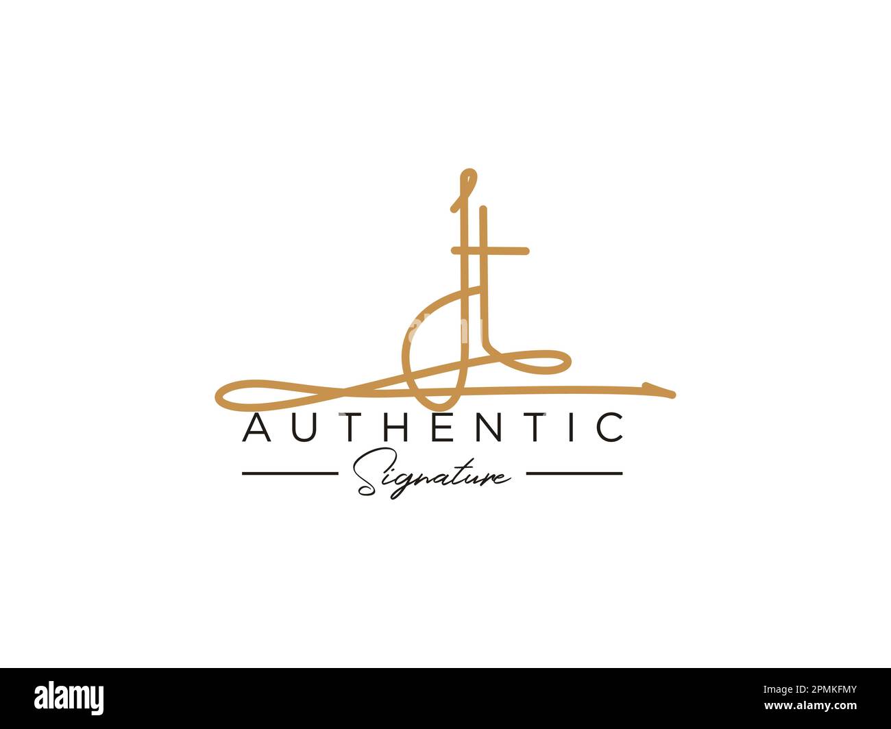 JT Signature Logo Template Vector Stock Vector Image & Art - Alamy