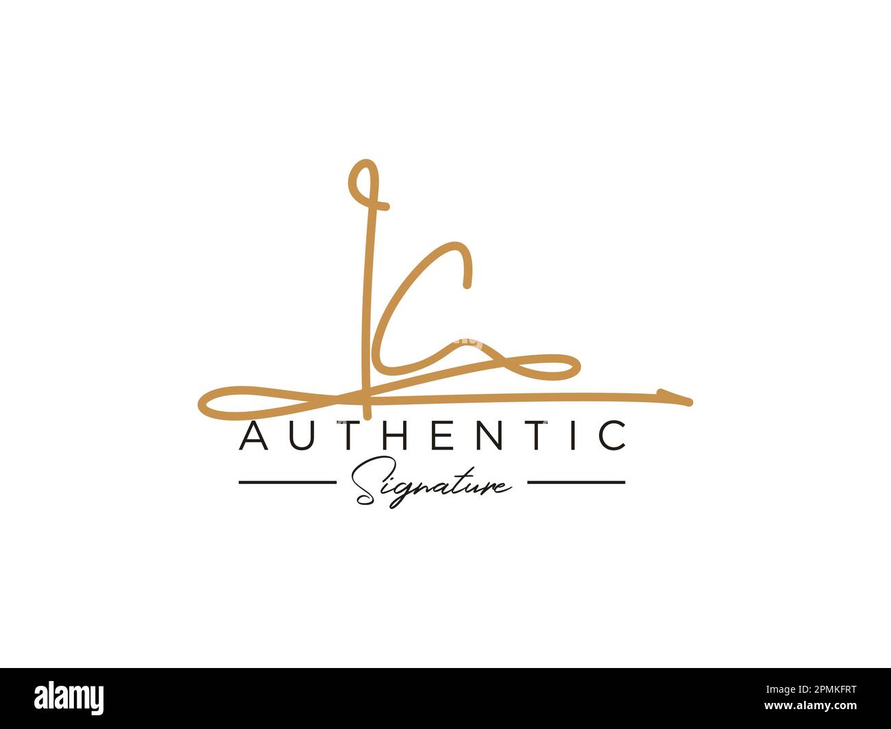 IC Signature Logo Template Vector Stock Vector Image & Art - Alamy