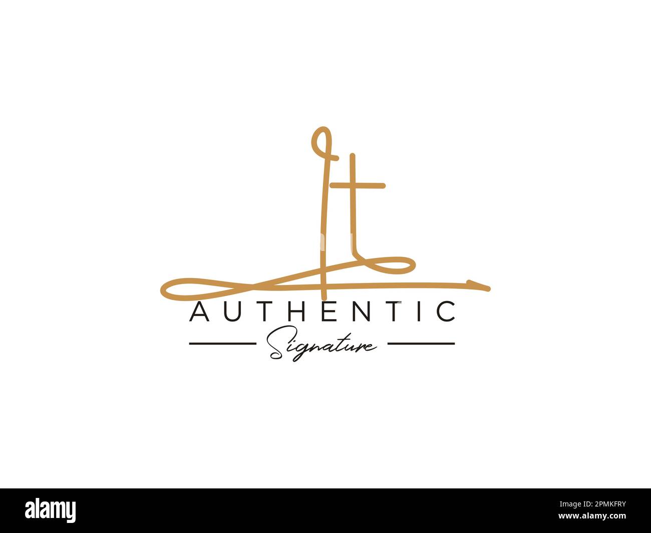 IT Signature Logo Template Vector Stock Vector Image & Art - Alamy