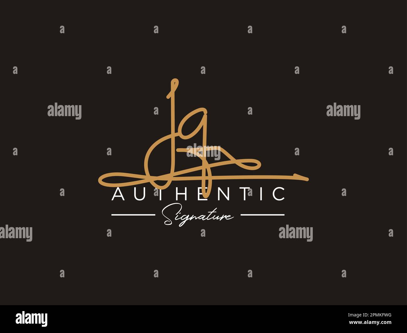 JQ Signature Logo Template Vector Stock Vector Image & Art - Alamy