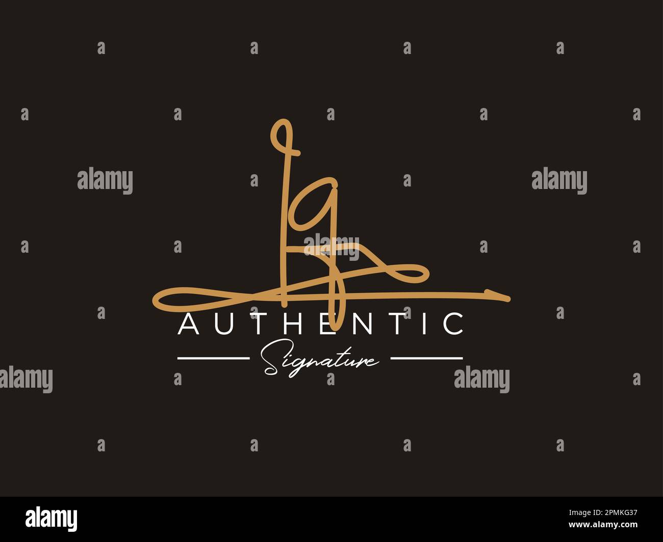 IQ Signature Logo Template Vector Stock Vector Image & Art - Alamy