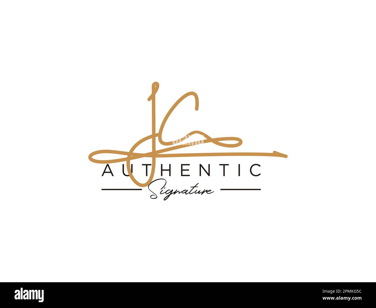 JC Signature Logo Template Vector Stock Vector Image & Art - Alamy