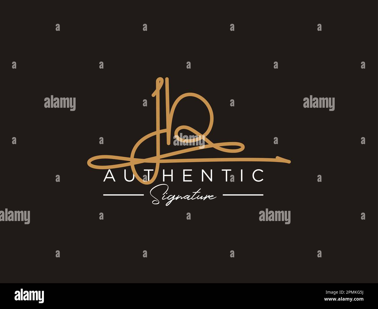 JB Signature Logo Template Vector Stock Vector Image & Art - Alamy