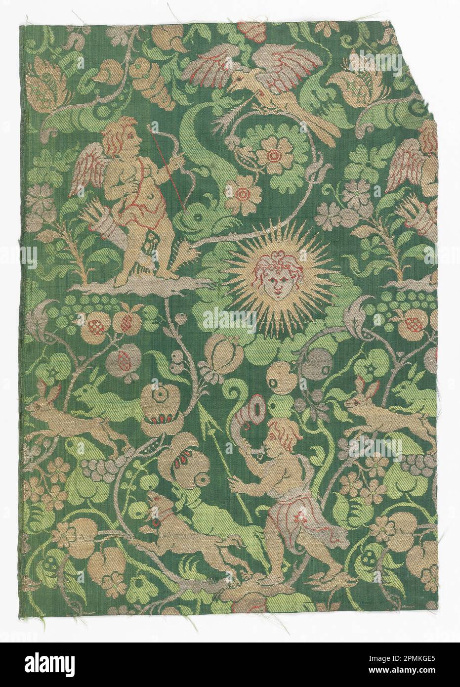 Fragment (Italy); silk; Bequest of Richard Cranch Greenleaf in memory ...