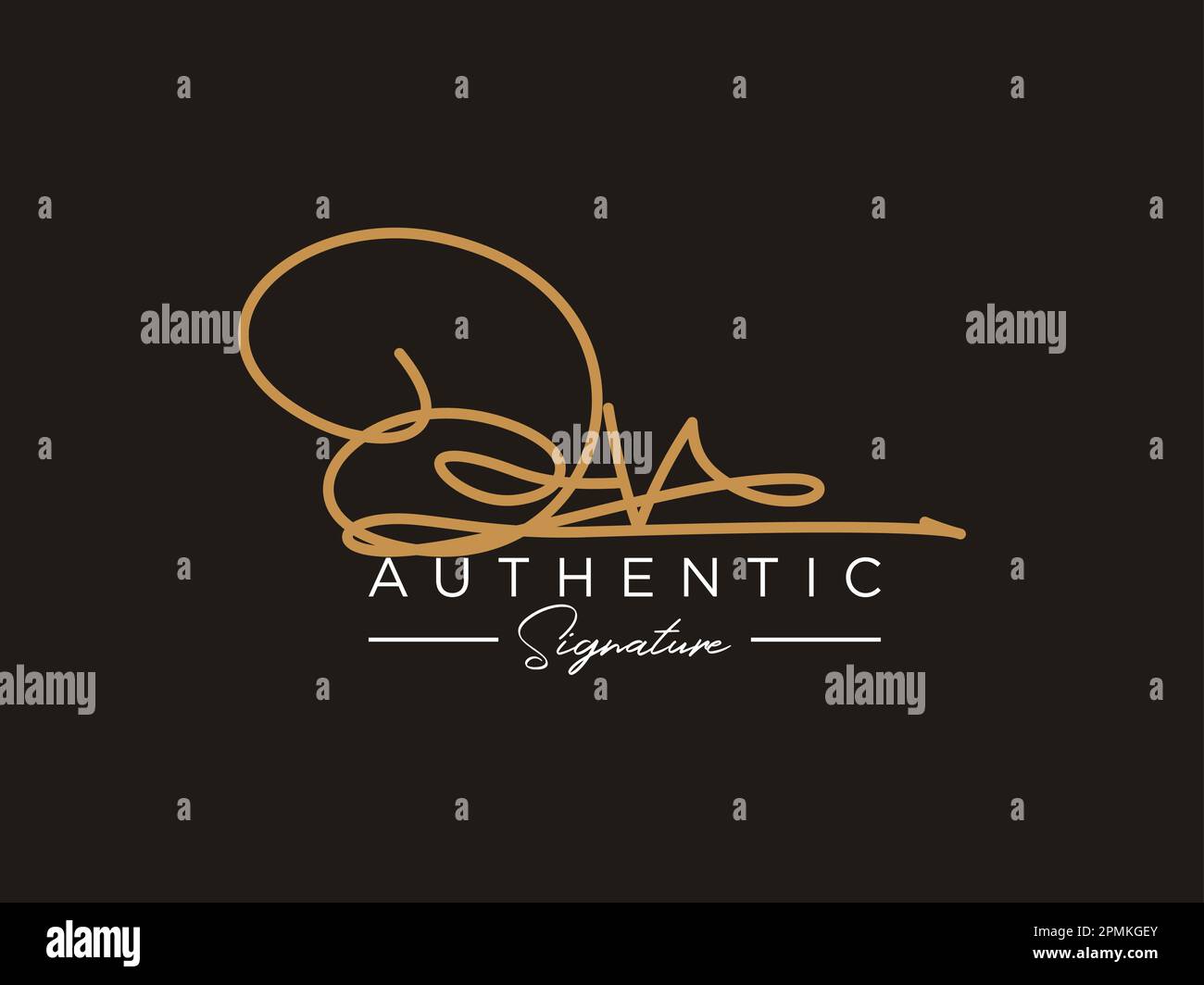 OV Signature Logo Template Vector Stock Vector Image & Art - Alamy
