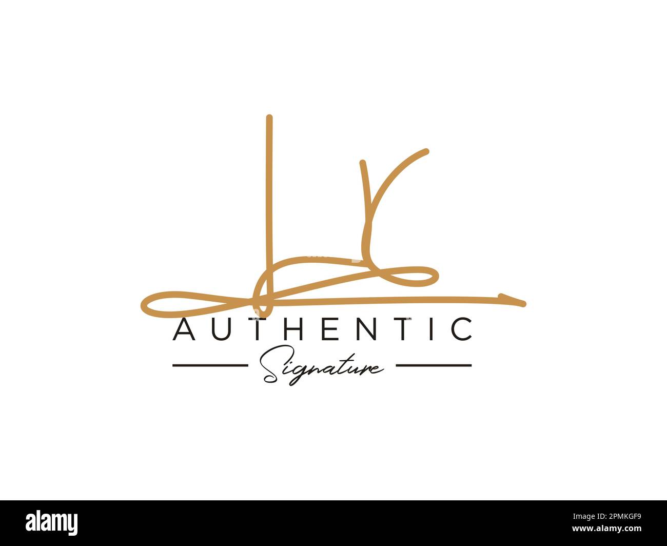 LR Signature Logo Template Vector Stock Vector Image & Art - Alamy