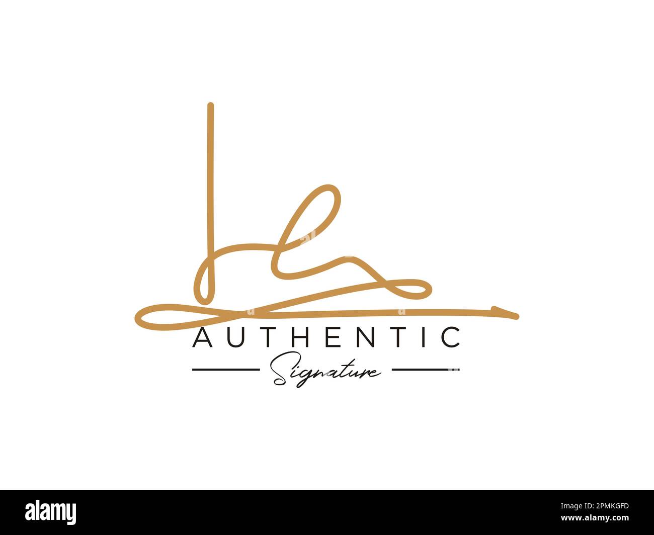 LE Signature Logo Template Vector Stock Vector Image & Art - Alamy