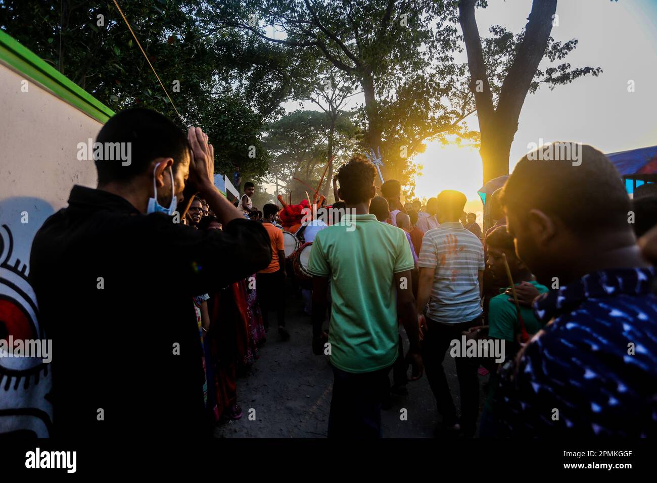 Bangladesh, 13/04/2023, As the month of Chaitra, the last in the Bangla ...