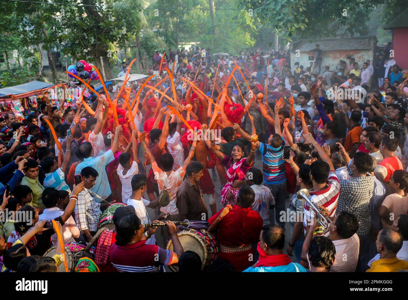Bangladesh, 13/04/2023, As the month of Chaitra, the last in the Bangla ...
