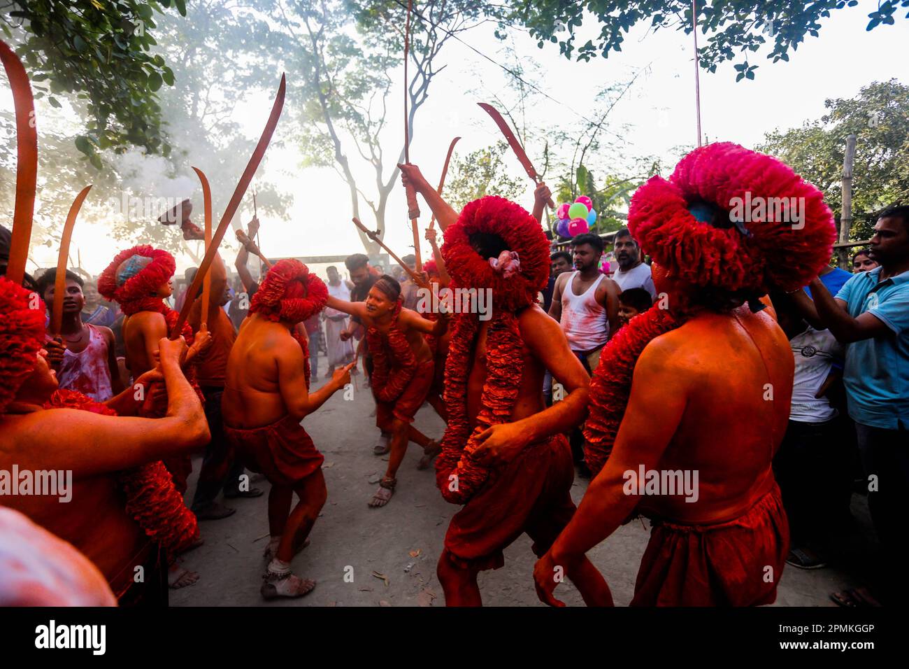 Bangladesh, 13/04/2023, As the month of Chaitra, the last in the Bangla ...