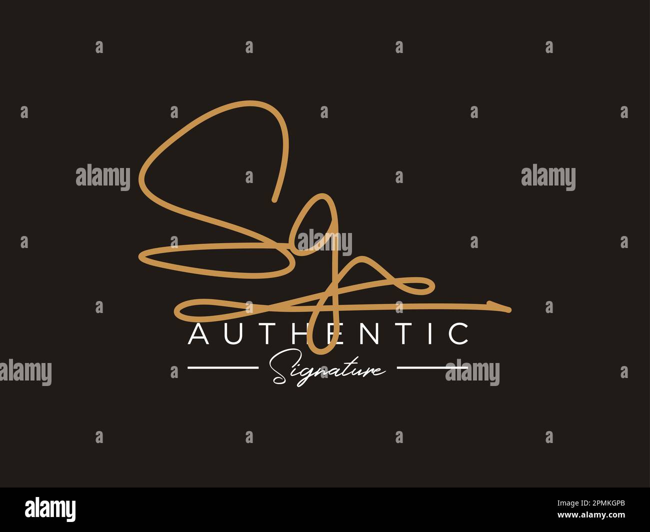 Sg signature hi-res stock photography and images - Alamy