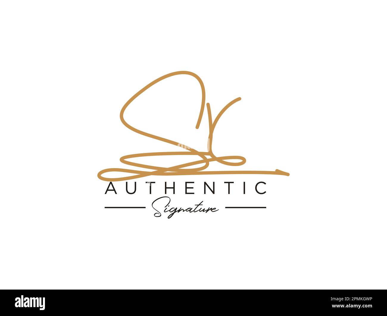 Sr Signature Logo Template Vector Stock Vector Image Art Alamy