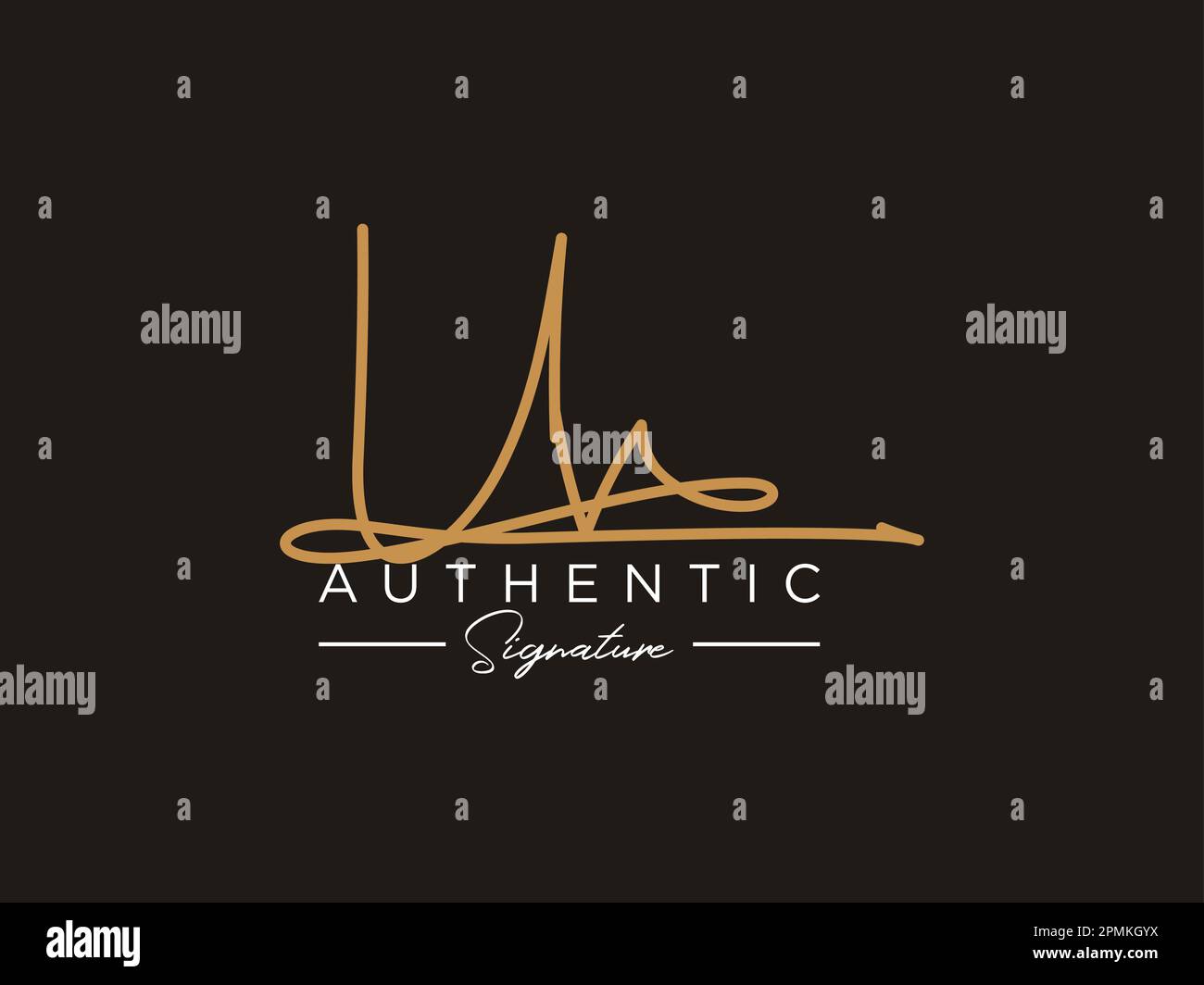 UV Signature Logo Template Vector Stock Vector Image & Art - Alamy