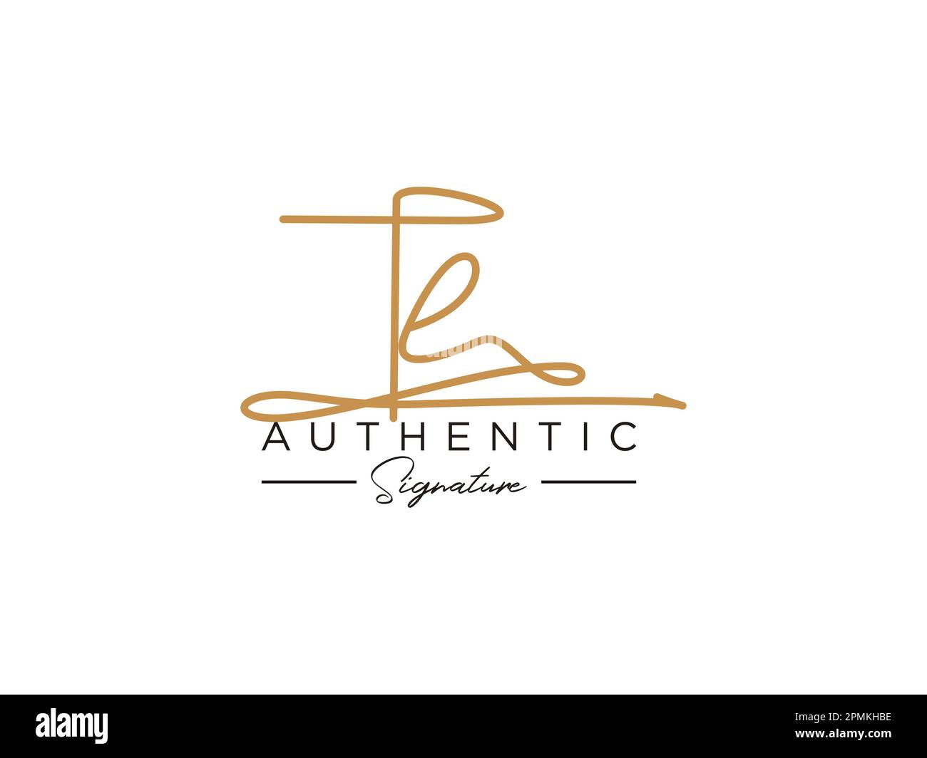 TE Signature Logo Template Vector Stock Vector Image & Art - Alamy