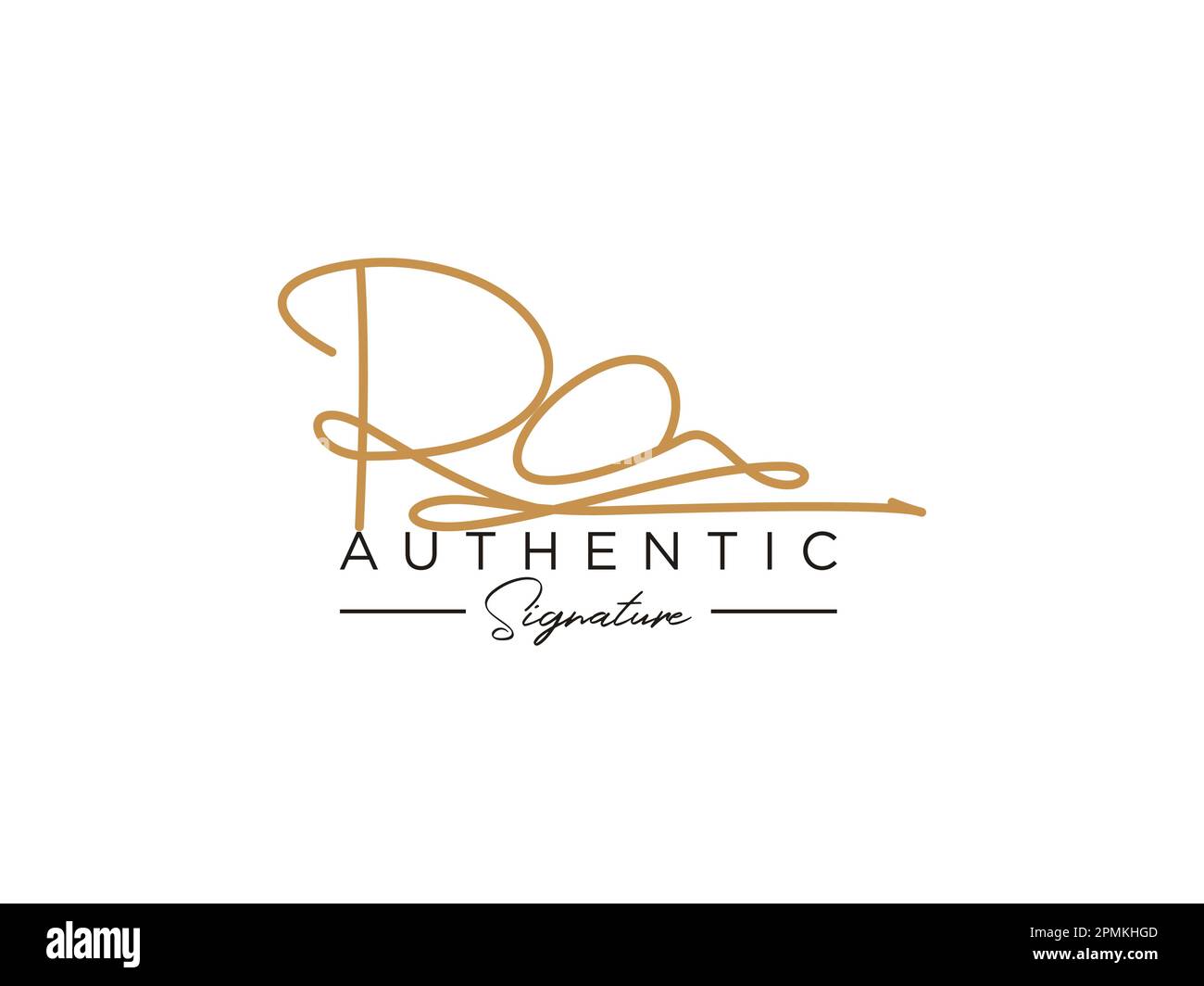 RO Signature Logo Template Vector Stock Vector Image & Art - Alamy