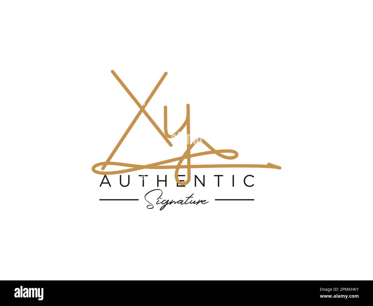 XY Signature Logo Template Vector Stock Vector Image & Art - Alamy