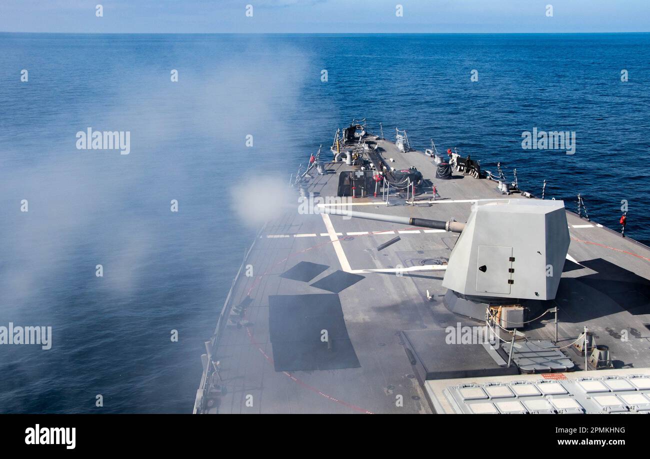 230318-N-NT811-0007 Pacific Ocean - (March 18, 2023) – The guided ...