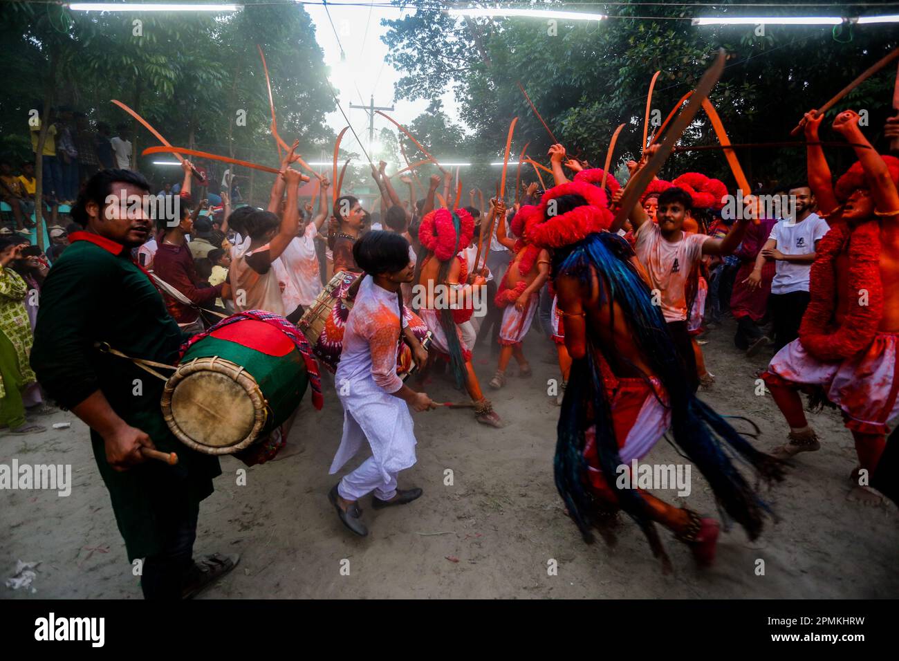 Dhaka, Munshiganj, Bangladesh. 13th Apr, 2023. As the month of Chaitra ...