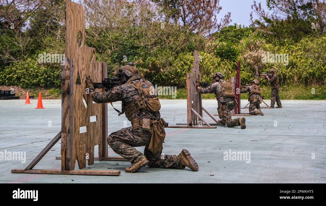 U.S. Marines with the maritime raid force, 31st Marine Expeditionary ...