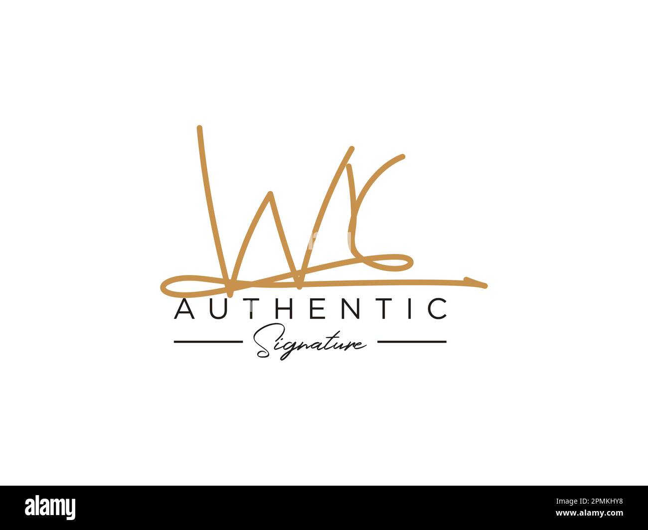 WR Signature Logo Template Vector Stock Vector Image & Art - Alamy