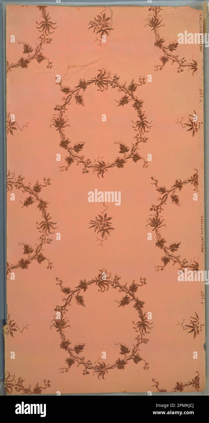 Ceiling Paper (USA); machine-printed paper, liquid mica; 92 x 47 cm (36 ...
