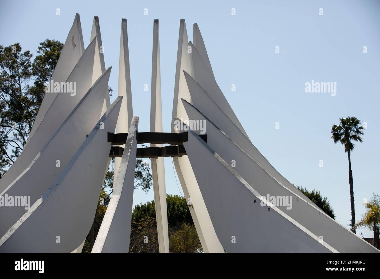 Compton, California, USA - March 25, 2023: Sunlight shines on the Dr ...