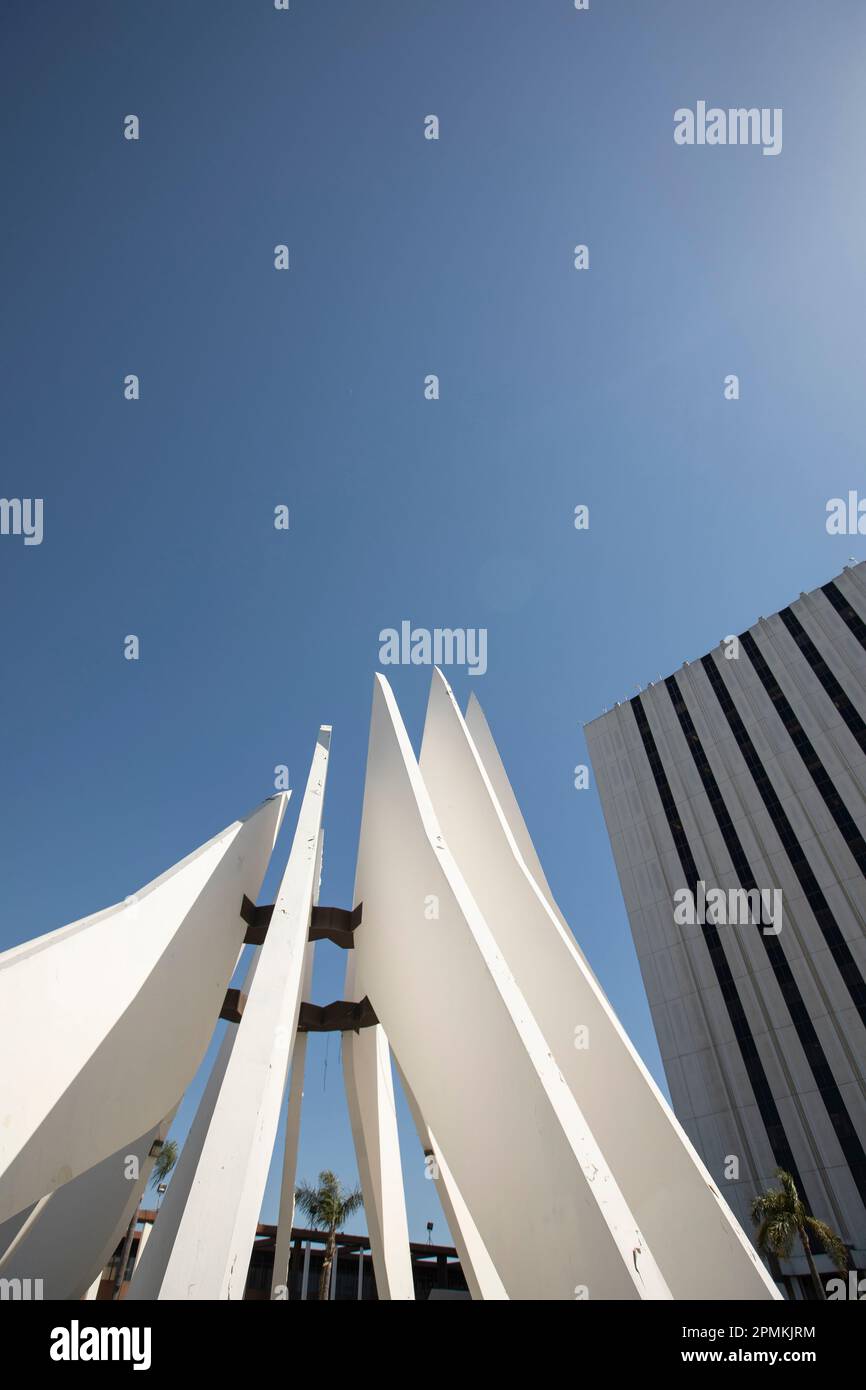Compton, California, USA - March 25, 2023: Sunlight shines on the Dr ...
