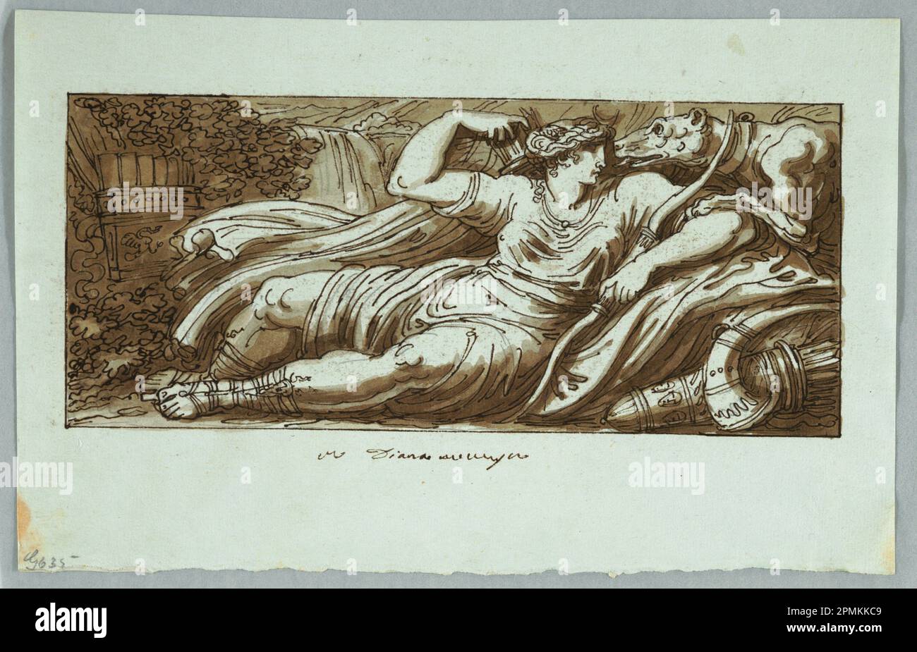 Drawing, Diana; Felice Giani (Italian, 1758–1823); Italy; graphite, pen ...