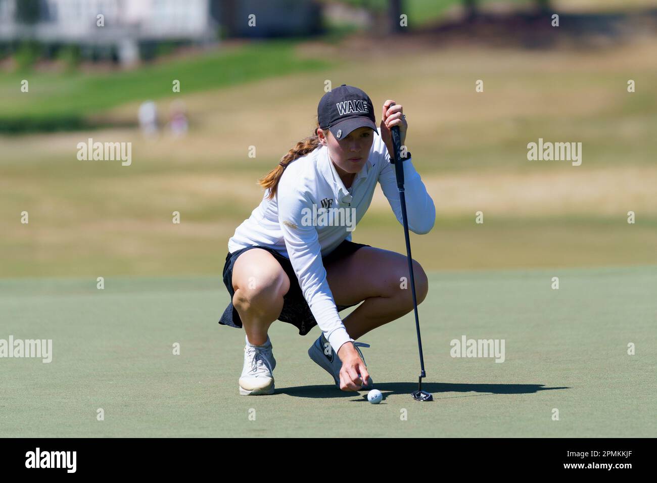 Greensboro, North Carolina, USA. 13th Apr, 2023. Wake Forest golfer ...