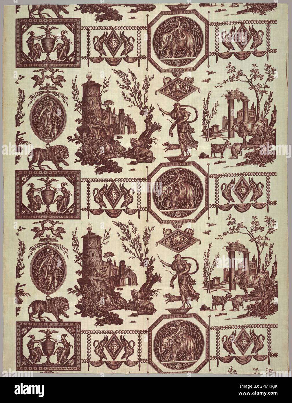 Textile (France); Designed by Jean-Baptiste Marie Huet (French, 1745 ...
