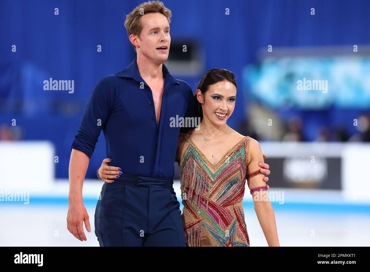 Tokyo, Japan. 13th Apr, 2023. Madison Chock & Evan Bates (USA) Figure ...