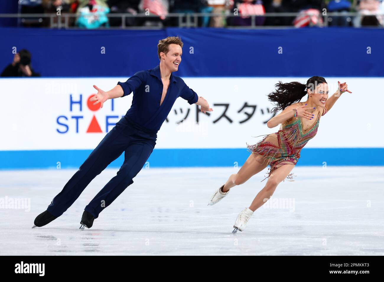 Tokyo, Japan. 13th Apr, 2023. Madison Chock & Evan Bates (USA) Figure ...