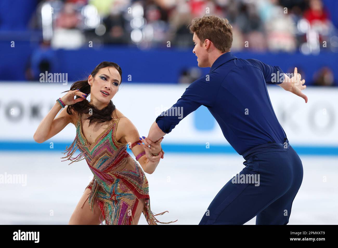Tokyo, Japan. 13th Apr, 2023. Madison Chock & Evan Bates (USA) Figure ...