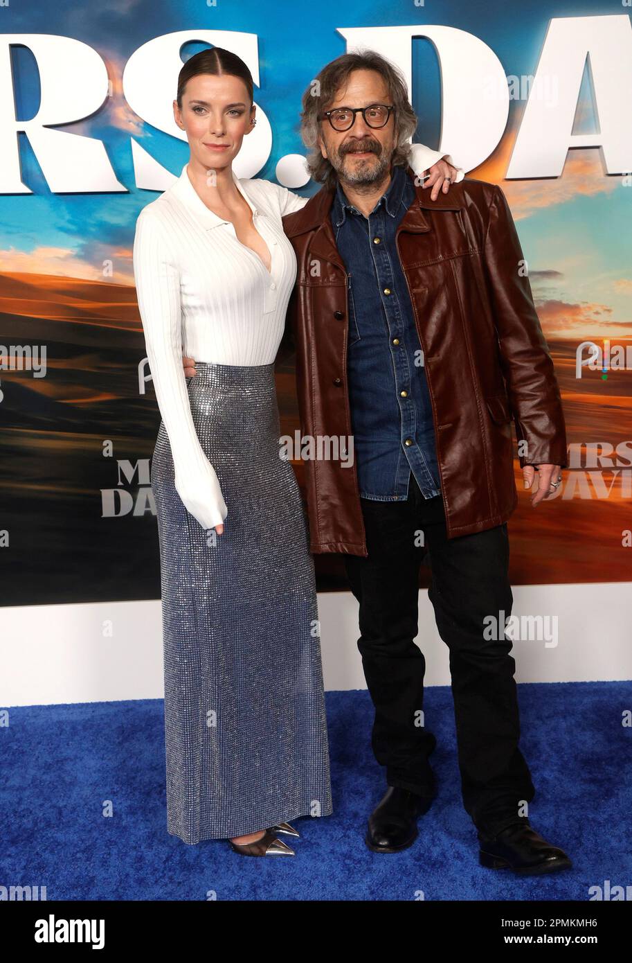 Los Angeles, Ca. 13th Apr, 2023. Betty Gilpin and Marc Maron at the ...