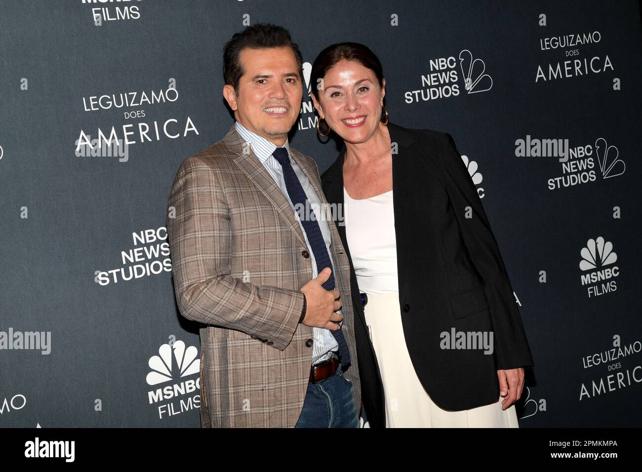 New York, USA. 13th Apr, 2023. John Leguizamo and Emma Carrasco attend ...
