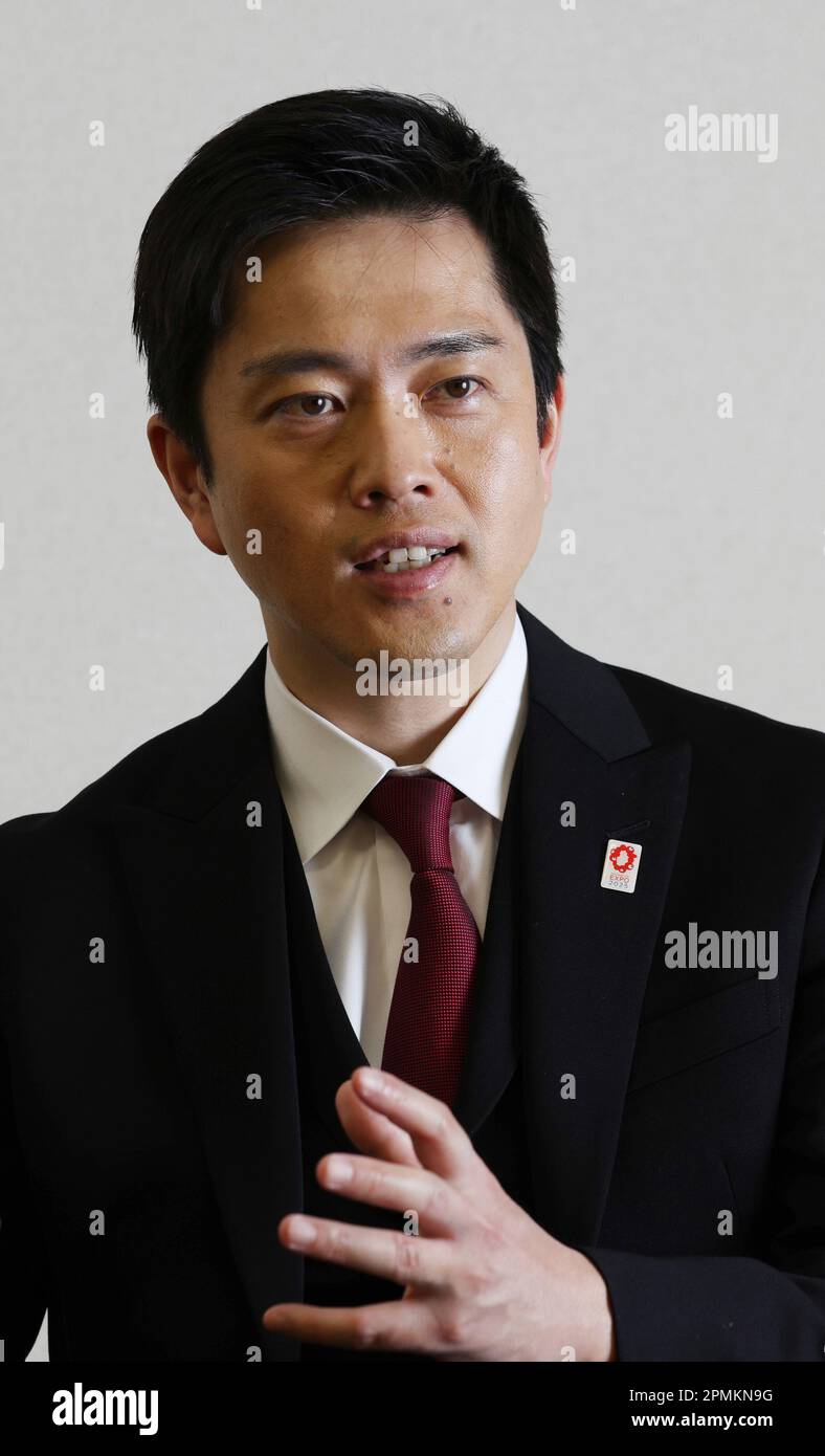 Hirofumi Yoshimura, a Japanese politician serving as the Governor of ...