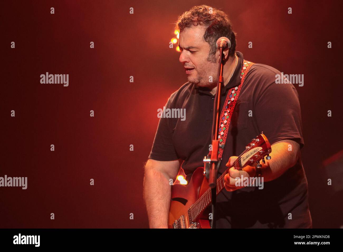 Curitiba, Brazil. 13th Apr, 2023. Fabio Elias, vocalist and guitarist ...
