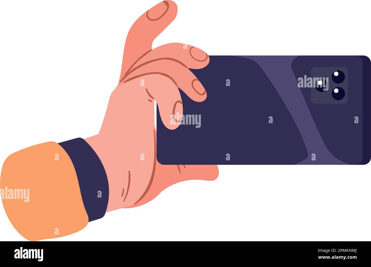 hand lifting smartphone device Stock Vector Image & Art - Alamy