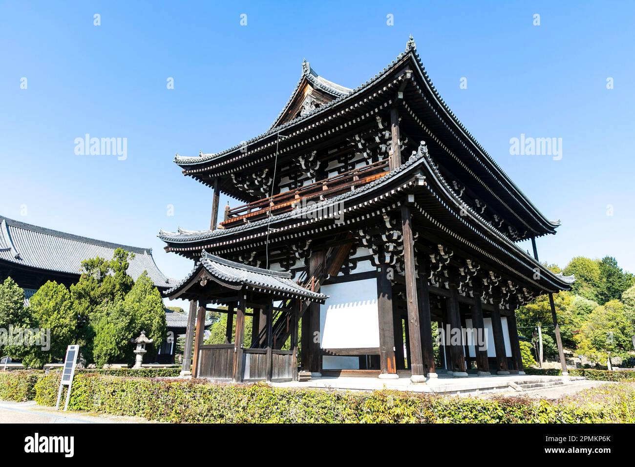 Kyoto April 2023, Tofuku-Ji buddhist temple structure in Kyoto city ...