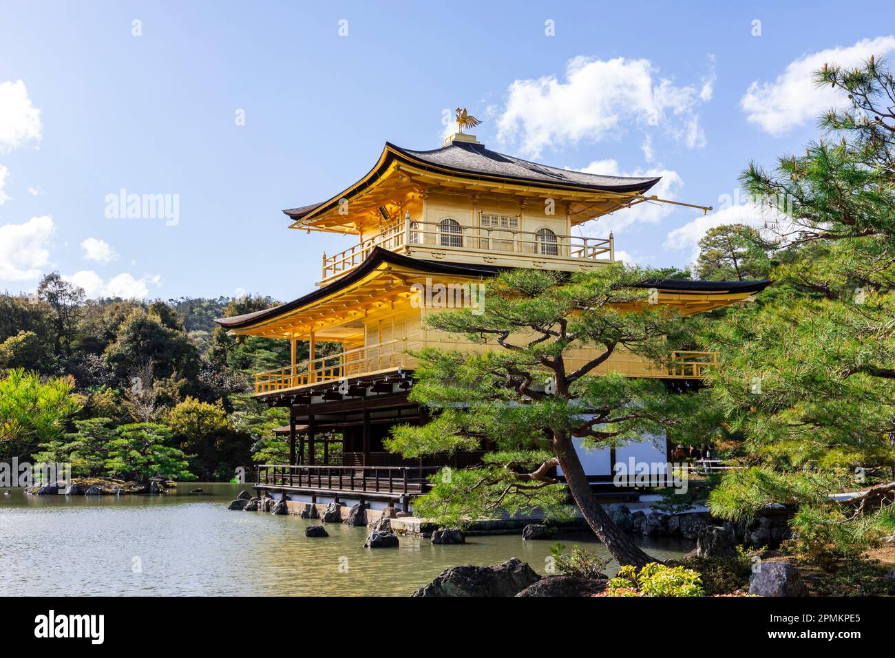 Kyoto Japan, The Golden Pavilion Kinkaku -Ji golden buddhist zen temple ...