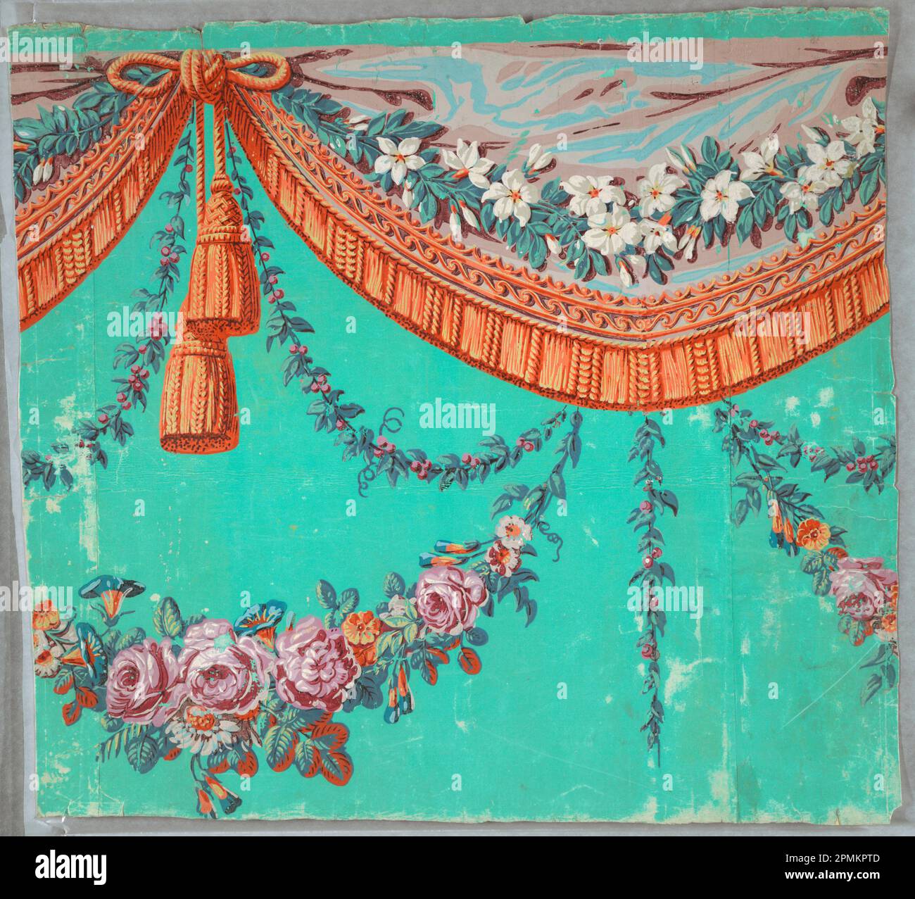 Frieze (France); block printed on handmade paper; 58.5 x 54.5 cm (23 1/ ...